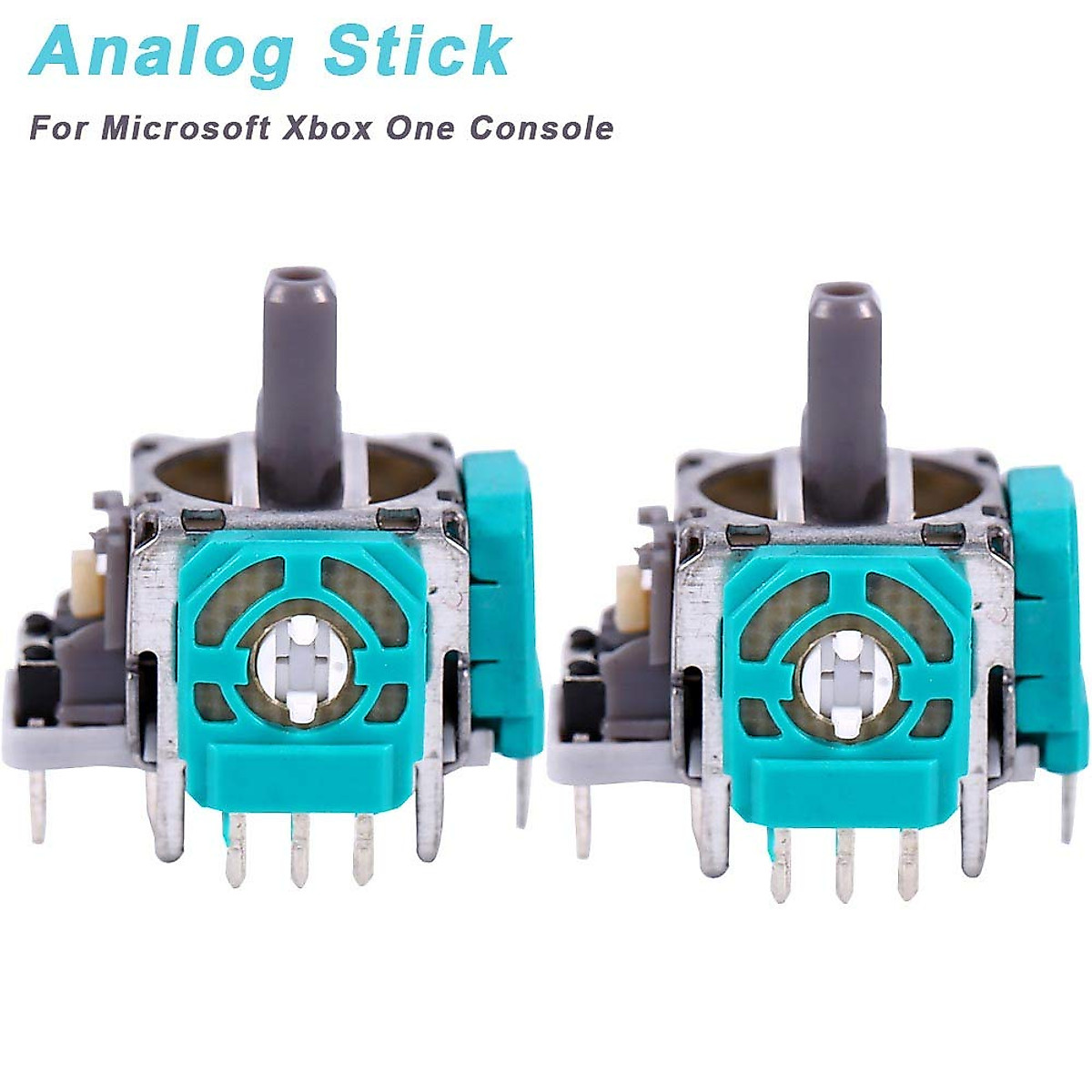 Zerone 3D Joystick Axis Analog Sensor Replacement Module, Replacement Analog Stick Joystick Parts for Xbox One Game Console Controller Repairing (5 Pack)