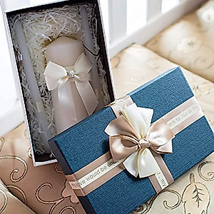 Unity Candles for Wedding Ceremony Set, Wedding Accessories for Reception Ceremony - Wedding Gifts - Candle Sets - 5.5 Inch Pillar and Two 9.8 Inch Tapers