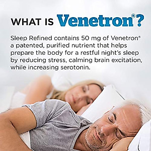Primal Labs Sleep Refined Time-Release Tablets. Supports Deep, Restful Sleep. Extra Strength Sleep Aid Helps You Fall Asleep & Helps Keep You Asleep. Contains Melatonin, L-Theanine & Venetron