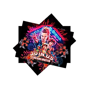 DEEPMALA 24pcs Childrens Birthday Invitations,Childrens Party Invitations Birthday Party Supplies Decoration (24pcs)