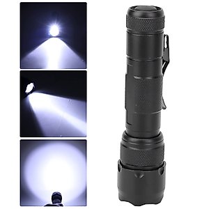Rechargeable Flashlight High Lumens, Small Bright LED Flashlight 1000 Lumens Powerful Flash Light Waterproof IPX5, 5 Modes Tactical Flashlights for Camping Emergency