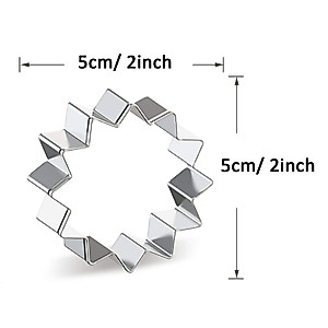 WJSYSHOP Cartoon Sun Cookie Cutter