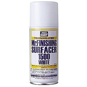 B529 Mr. Finishing Surfacer White 1500 Aerosol, GSI