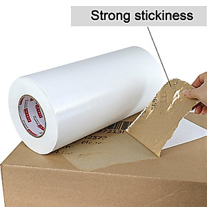 JIALAI HOME 12" White Duct Tape, Industrial Grade 12 inches x 55 Yards (164 ft) Wide Tape Duct, 9 Mil Heavy-Duty, Waterproof, Strong, Flexible, No Residue, for Crafts & Home Improvement