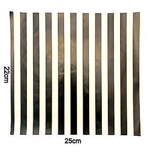 Suiwen 150 Black and White Striped Wax Paper, Food Picnic Paper, Greaseproof Paper,Waterproof Dry Hamburger Paper Liners Wrapping Tissue for Plastic Food Basket(Black/White) (150)