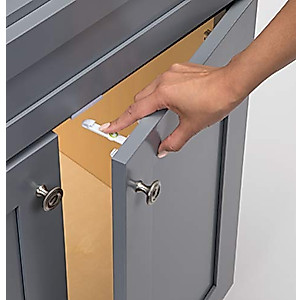 Safety 1st Adhesive Cabinet 8 Piece Latch, White