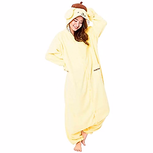 SAZAC Kigurumi - Pompompurin - Onesie Jumpsuit Halloween Costume (One Size)