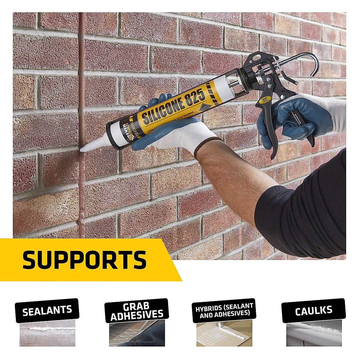 Everbuild Power Pro Heavy Duty Sealant/Adhesive Cartridge Applicator Gun