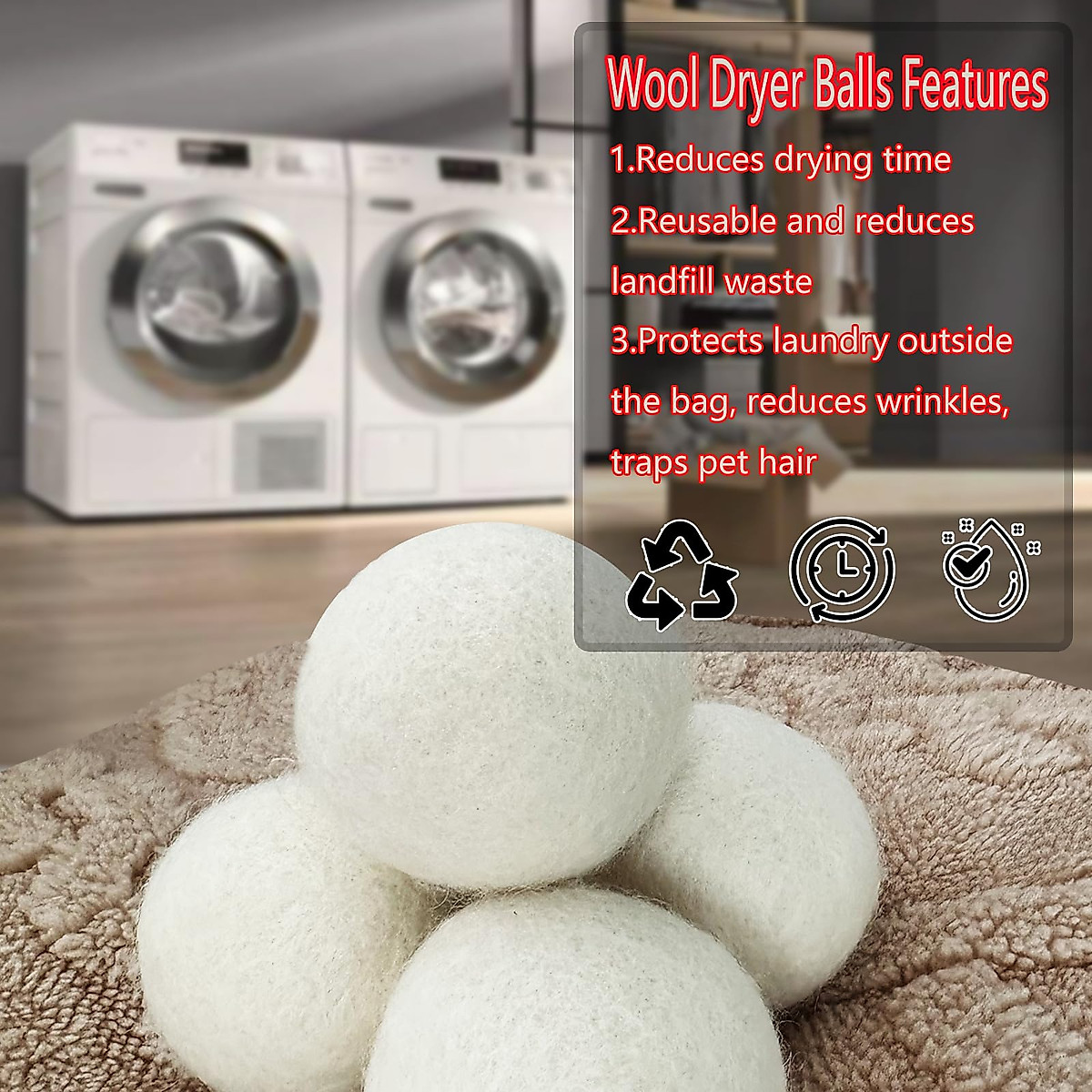 Mesh Laundry Bags Set, 11 Pcs Includes Drawstring Closure Jumbo Large Laundry Bag/Mesh Laundry Bags in Different Sizes and Wool Dryer Balls, Laundry Kit for Washing Machines