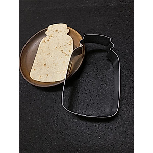 Mason Jar Cookie Cutter Set-4.5 Inch-Biscui Cookie Cutters Fondant Molds for Baby Shower Birthday Wedding Bachelorette