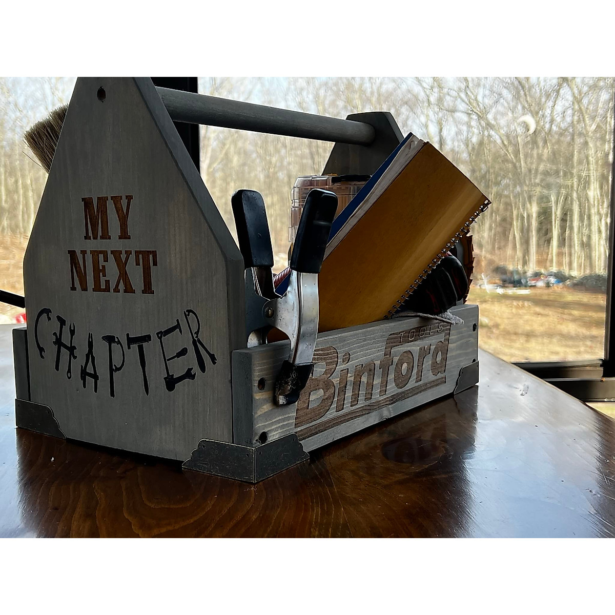 Custom Large Wood Horse Grooming and Tool tote | Hobby caddy | Hand made Grooming Tote Gifts by Dusty Roads C3