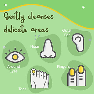 Baby Cotton Swabs 220 Count | Biodegradable & Organic Wooden Cotton Buds | Double Tipped Safety Ear Sticks | 100% Eco-Friendly & Natural | Perfect for Removing Toddler & Baby Ear Wax