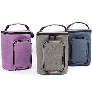 PACMAXI Carrying Bag for Waterpik Water Flosser, Portable Storage Bag for Water Flosser and Accessories Suitable for Travelling, Trips, Camping (Dark Blue)