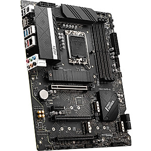 MSI PRO Z690-A ProSeries Motherboard (ATX, 12th Gen Intel Core, LGA 1700 Socket, DDR5, USB 3.2 Gen 2, PCIe 5, 2.5G LAN, M.2 Slots)