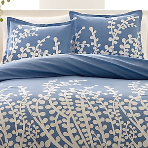 City Scene, Branches Collection, French Blue Duvet Set, King
