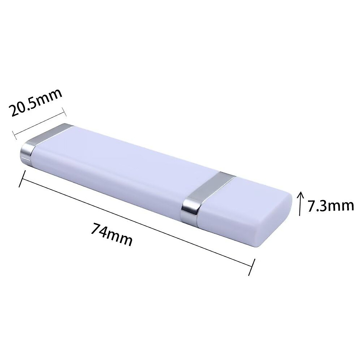 50pcs 32GB Custom USB Flash Drive with Personalized Logo for Promotion, Customized USB Thumb Drive, Bespoke Bulk Zip Drive (10 Color Options)