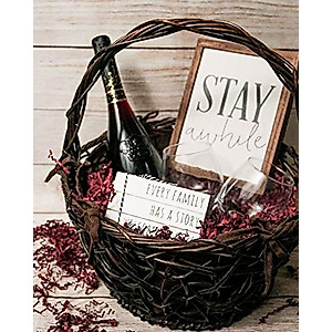 MagicWater Supply Crinkle Cut Paper Shred Filler (1/2 LB) for Gift Wrapping & Basket Filling - Burgundy