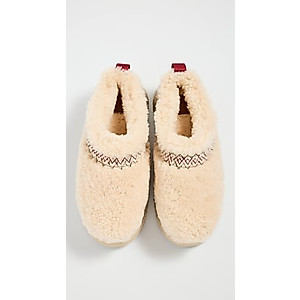 UGG Women's Tazz Ugg Braid Slipper, Natural, 7