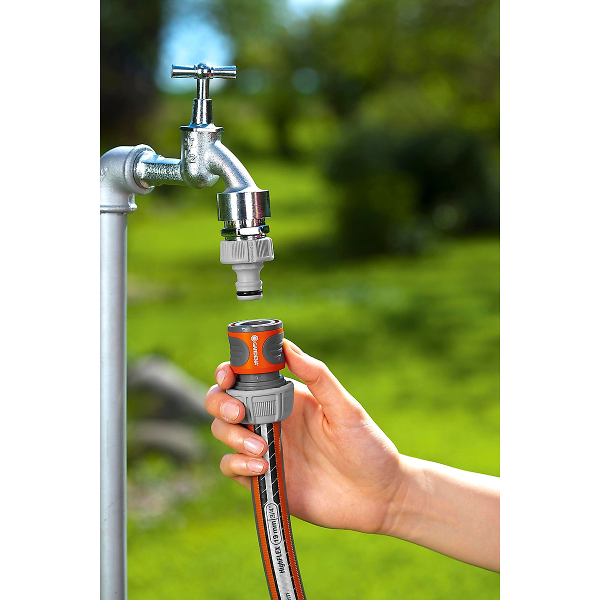 GARDENA 36929 Repair Connector Kit At Tap End For (5/8'') Hose