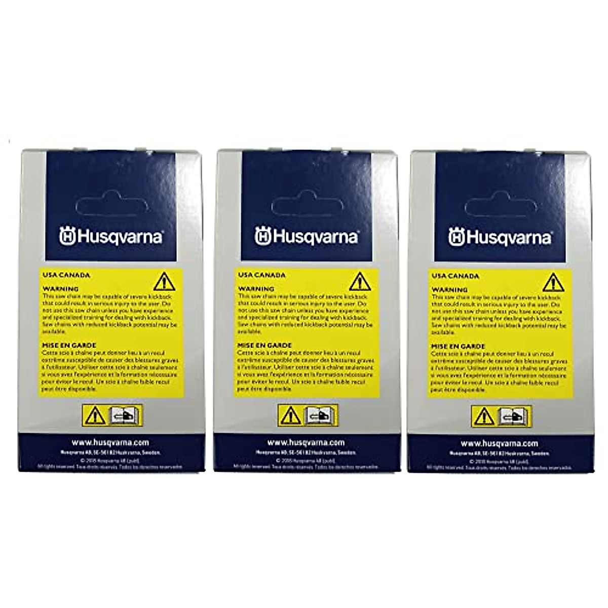 Husqvarna 591132084 OEM 24" Skip Tooth Chain H47S-84 3/8,.050VMI, Pack of 3