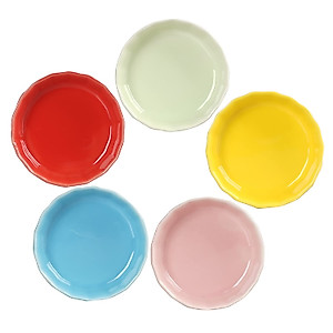 HSOFBLUES Small Dipping Bowls for Soy Sauces, Salsa Dressings, Multi-color, 5 Packs