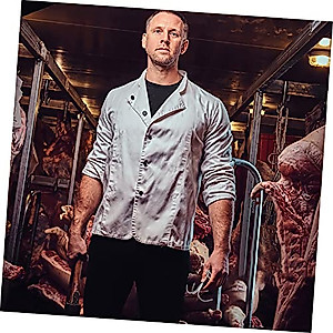 Levemolo 1pc Poultry Ham Practical Hanger S- Mutton Cooking Three Drying Useful for Use Kitchen Duck Hams Style Tools Prong Hook Home Shop Meat Grill Smoker Garden Professional Butcher