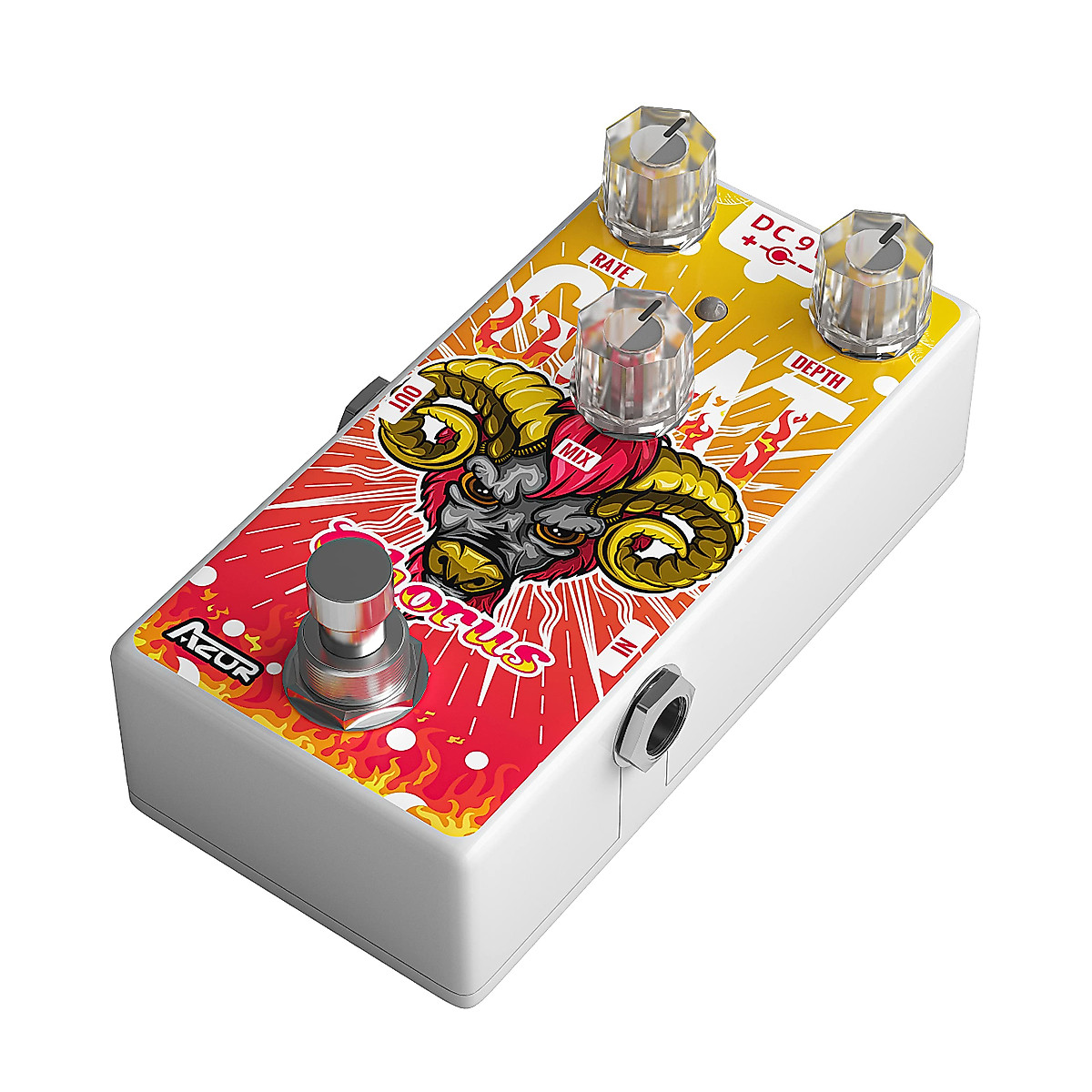 AZOR Chorus Guitar Effect Pedal Classic Goat Chorus Effects Pedal for Electric Guitar AP511