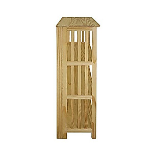 Casual Home "Soho Manhattan 4-Shelf Folding Bookcase 26"" Wide - Natural (333-40)