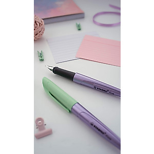 STABILO Flow Cosmetic Fountain Pen Metallic Purple/Green