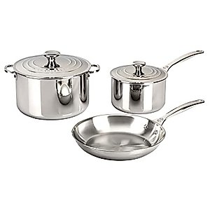 Le Creuset Tri-Ply Stainless Steel 5 pc. Cookware Set, 5 pc