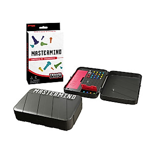 Travel Classics: Mastermind - The Strategy Game of Codemaker vs. Codebreaker in A Compact Travel Case by Pressman
