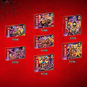 LEGO NINJAGO Zane's Golden Dragon Jet, 71770 Toy Plane Set, Birthday Gift Idea for Kids, Boys and Girls 7 Plus Years Old with Cole & Zane Minifigures