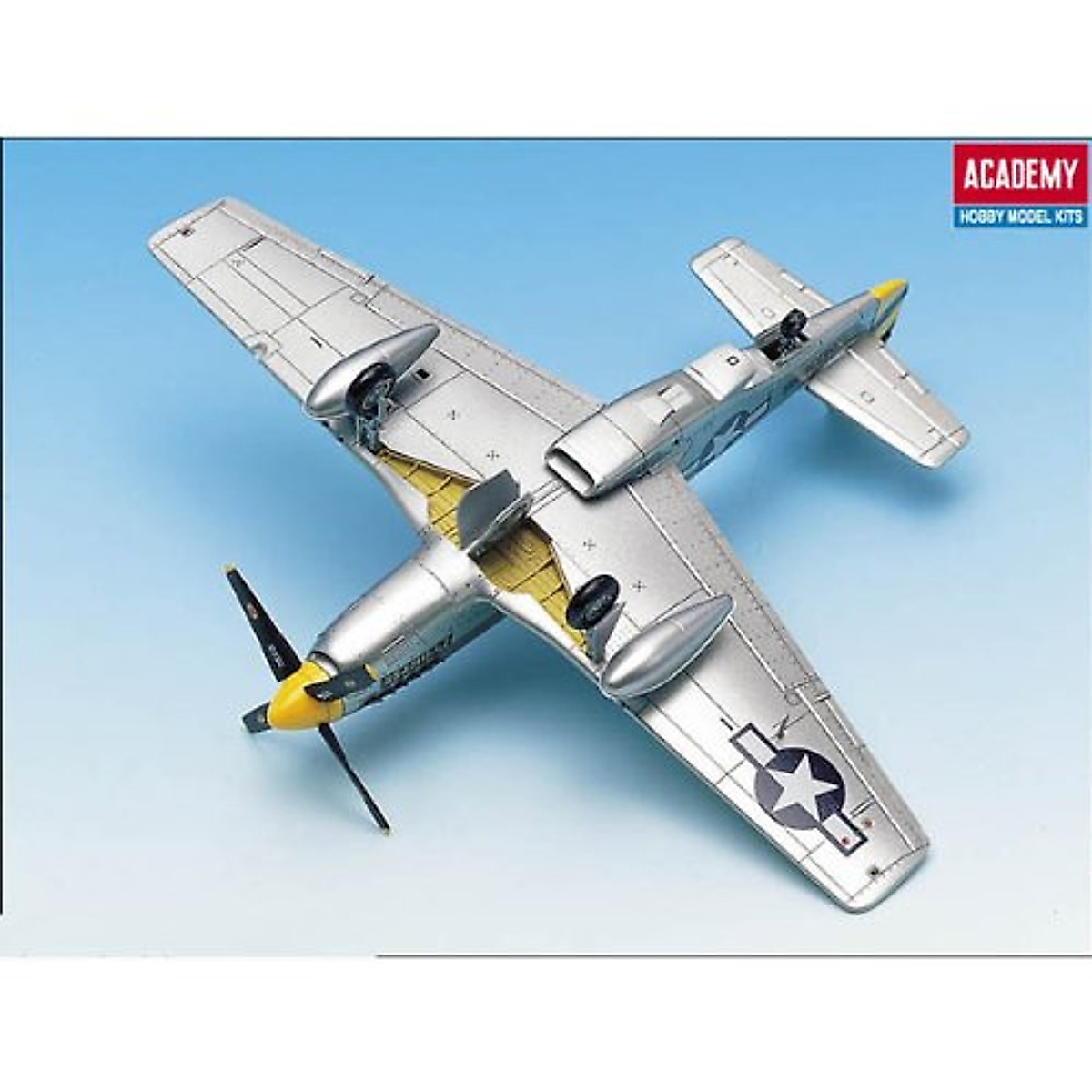 Academy The Fighter of World War II P-51C Model Kit, Gray
