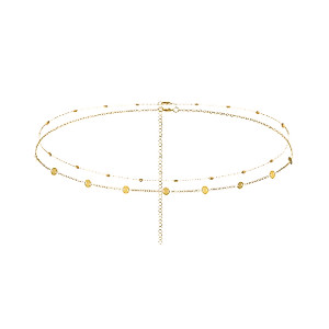 Wriidy Bead Waist Chain Gold Crystal Belly Chain Beach Body Jewelry Accessories for Women and Girls (Gold)