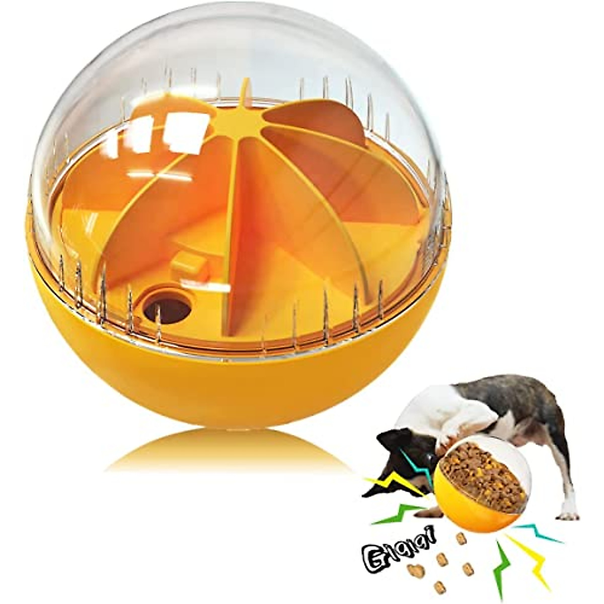 Jokepy Treat Dispensing Dog Toys, Treat Ball for Large, Medium, Small Dogs, Dog Puzzle and Slow Feeder Dog Treat Ball, Mentally Boredom Stimulating Toys for Dogs, Dog IQ&Enrichment Toys for Smart Dogs