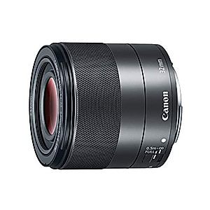 Canon EF-M 32mm f/1.4 STM Lens, Black - 2439C002
