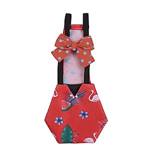 Angstmeier Chicken Diapers for Hens Diaper Nappy Poultry Cloth for Rooster Silkies Chicks 3 Size (Small,Vitality Bird)