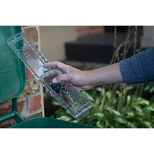 DoomBox™ Green Enclosed Mouse Trap | Keeps The Mess with The Mouse | Patented Click-It™ Closure Technology | Safe for Kids & Pets | Certified Child Resistant | Made in USA (5-Pack Green)