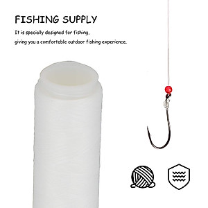 BESPORTBLE 2 Rolls High Elastic Fishing Line Professional Fishing Wires Wear-Resistant Fishing Ropes Skid-Proof Fishing Wire Nylon Fishing Line Fishing Supply Saltwater Fishing Line