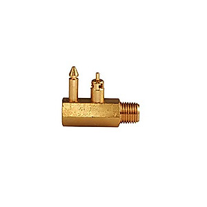 Attwood 8897-6 Brass Quick-Connect Tank Fitting 1/4-Inch NPT Male Thread for Yamaha