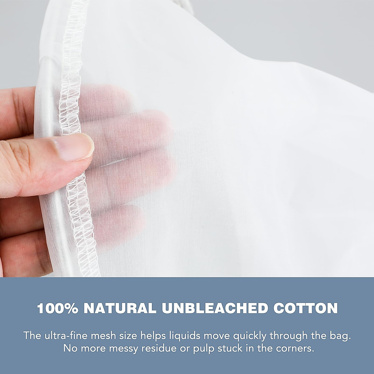 10” Reusable Cone Filter Bag for Frying Oil - with Folding Arms to Attach to Deep Fryers, Cooking Oil Filter Holder, Maple Syrup Cone Filter Stand - Durable Construction - Easy to Clean