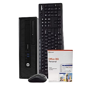 HP EliteDesk 800G1 Desktop Computer PC, 8GB RAM, 240GB SSD Hard Drive, Windows 10 Professional 64 Bit (Renewed)