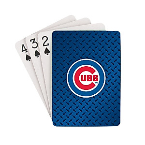 PSG Specialties Group MLB Chicago Cubs Classic Standard Playing Cards - Poker, Rummy, Euchre, Pinochle, Card Games Team Color