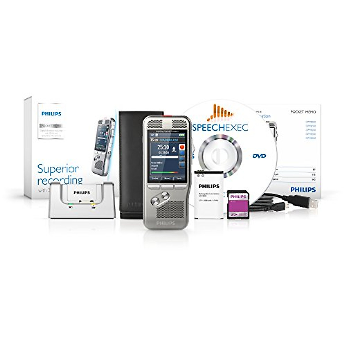 Philips DPM-8000 Professional Digital Pocket Memo DPM8000