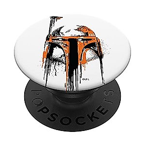 Star Wars Boba Fett Helmet Paint Drip PopSockets Swappable PopGrip