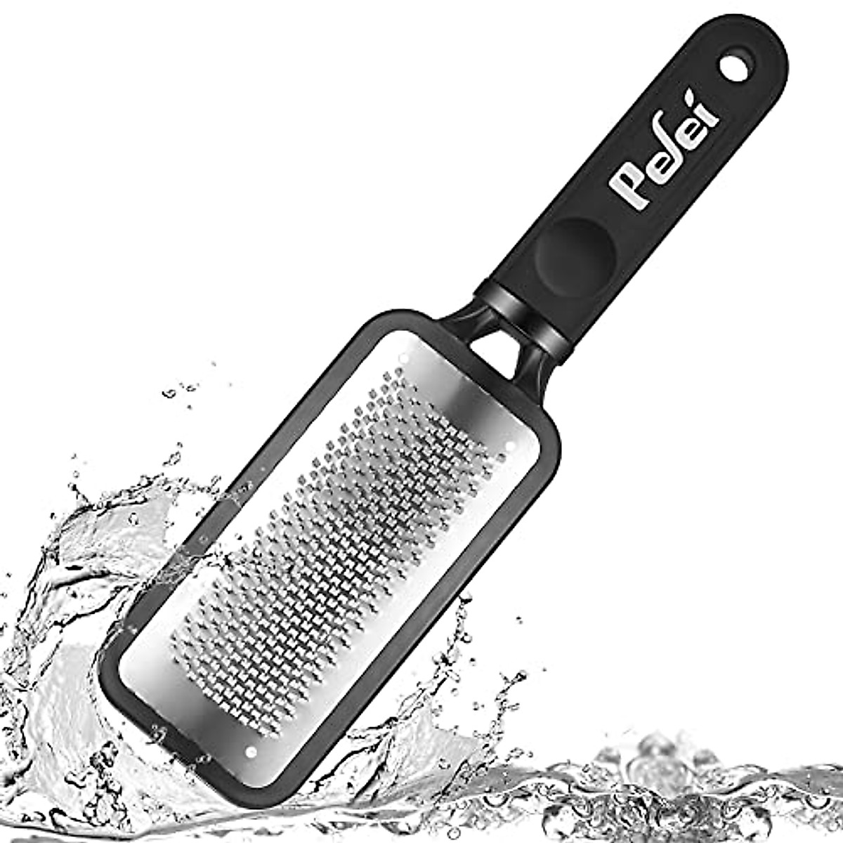 Colossal Pedicure Rasp Foot File, Professional Foot Care Pedicure Stainless Steel File to Removes Hard Skin, Can Be Used On Both Dry and Wet Feet