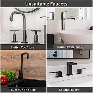 Gosmol Kitchen Faucet Sink Splash Guard Silicone Faucet Mat, XXL 30 inch Faucet Handle Drip Catcher Tray, Deflector Under The Faucet, Self Draining Slopes Design Keep Kitchen Bathroom Drying - Clear