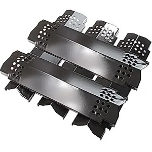 Hongso 14 9/16" Porcelain Steel Heat Plates Replacement for Home Depot Nexgrill 720-0830H, 5 Burner 720-0888, 720-0888N,720-0882A, 720-0882S, 6 Burner 720-0896B, 720-0898 Gas Grill (5-Pack)