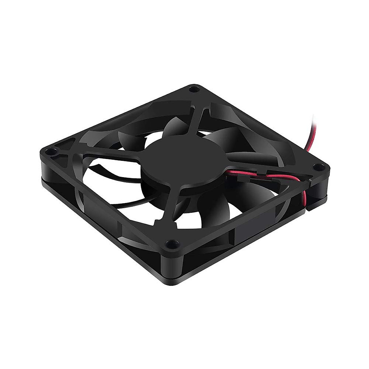 Dorhea 80x80x15mm Fan 12V 2Pin DC 8015 Brushless Cooling Case Fan for Cooling PC Computer Case CPU Radiator Cooler Fan 2Pin
