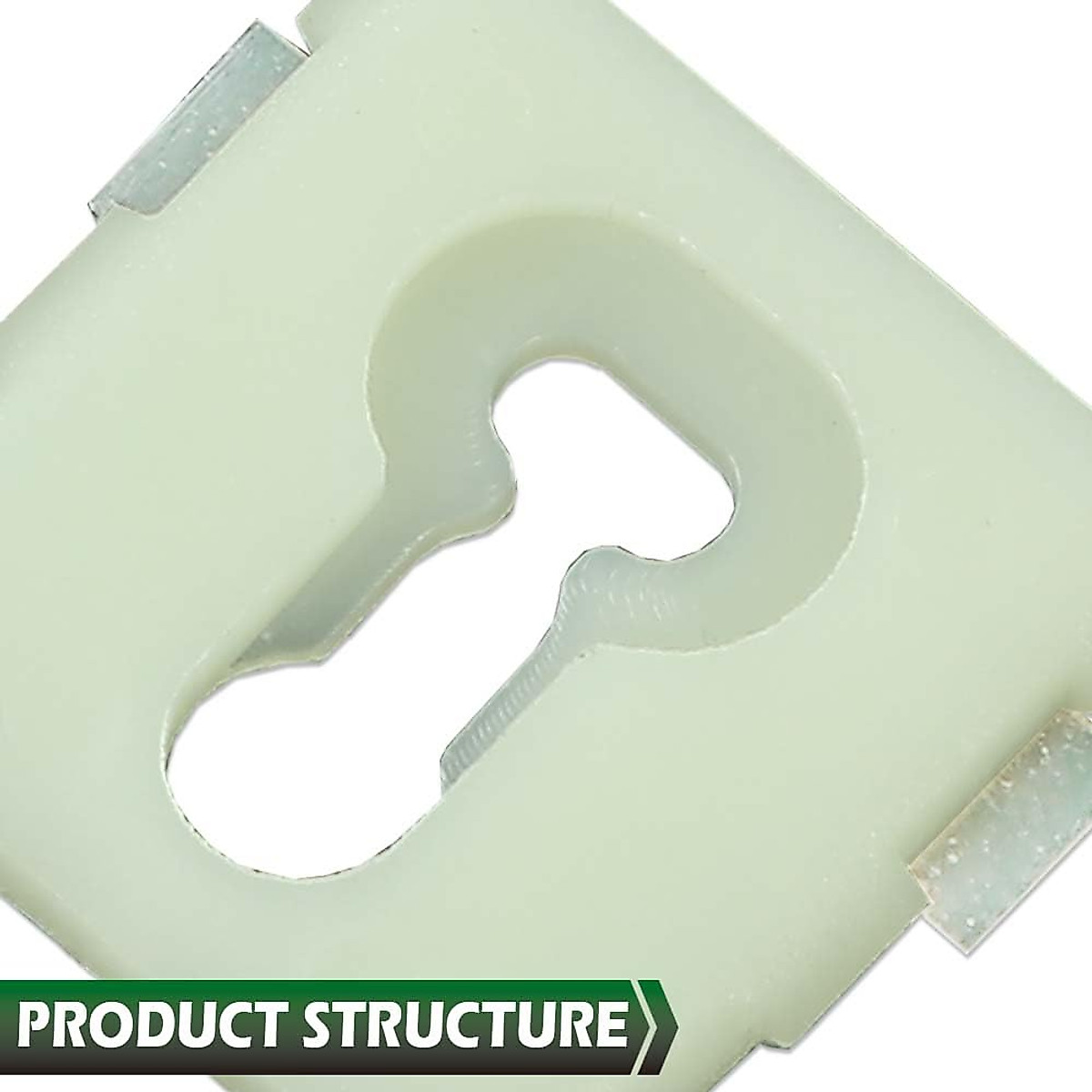 GRAND ORANGE Body Side Belt Moulding Molding Trim Clips 10pcs Compatible with Ford F100 F150 F250 F350 1973 1974 1975 1976 1977 1978 1979/Fit Ford Broncos 1978-1979